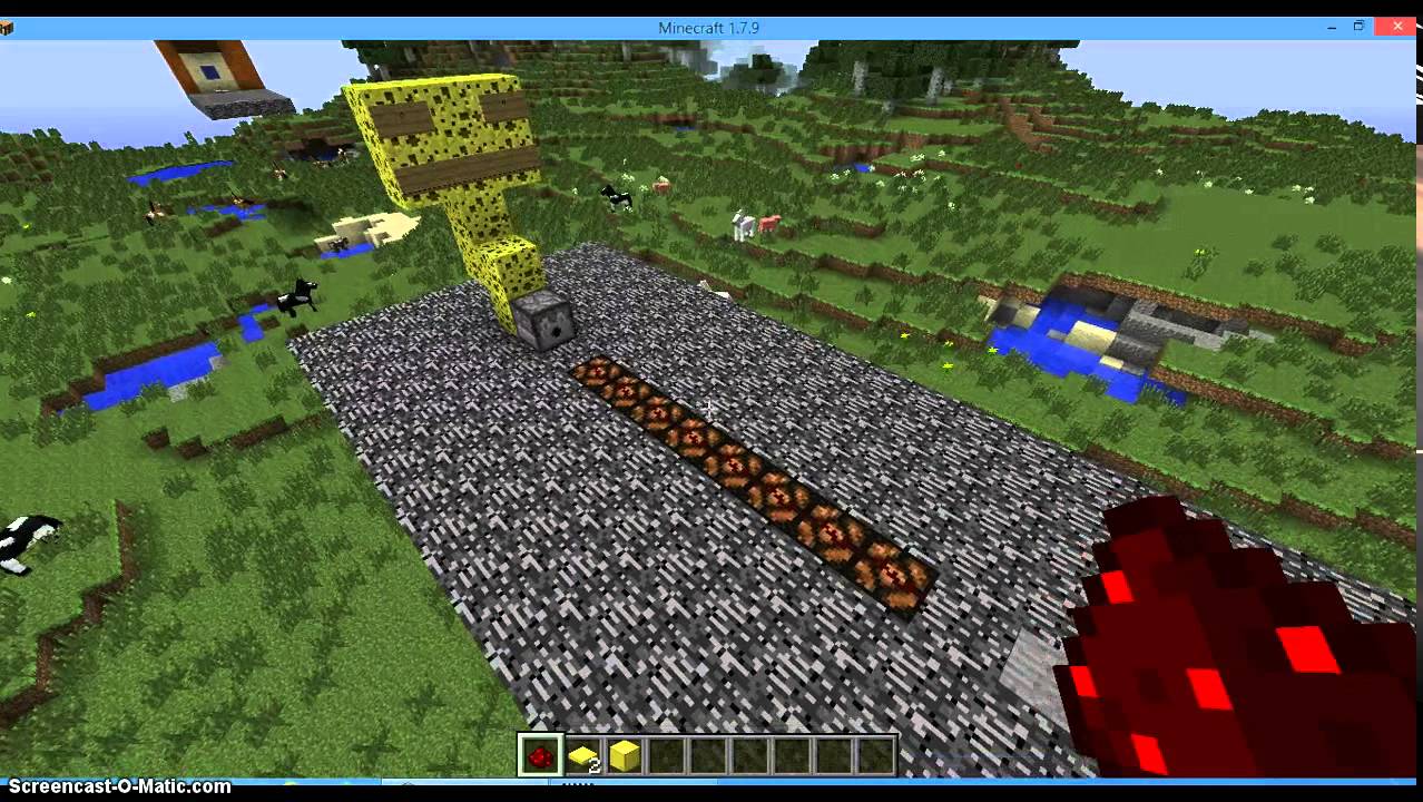 Terraria bosses dying in Minecraft (easy mode) - YouTube