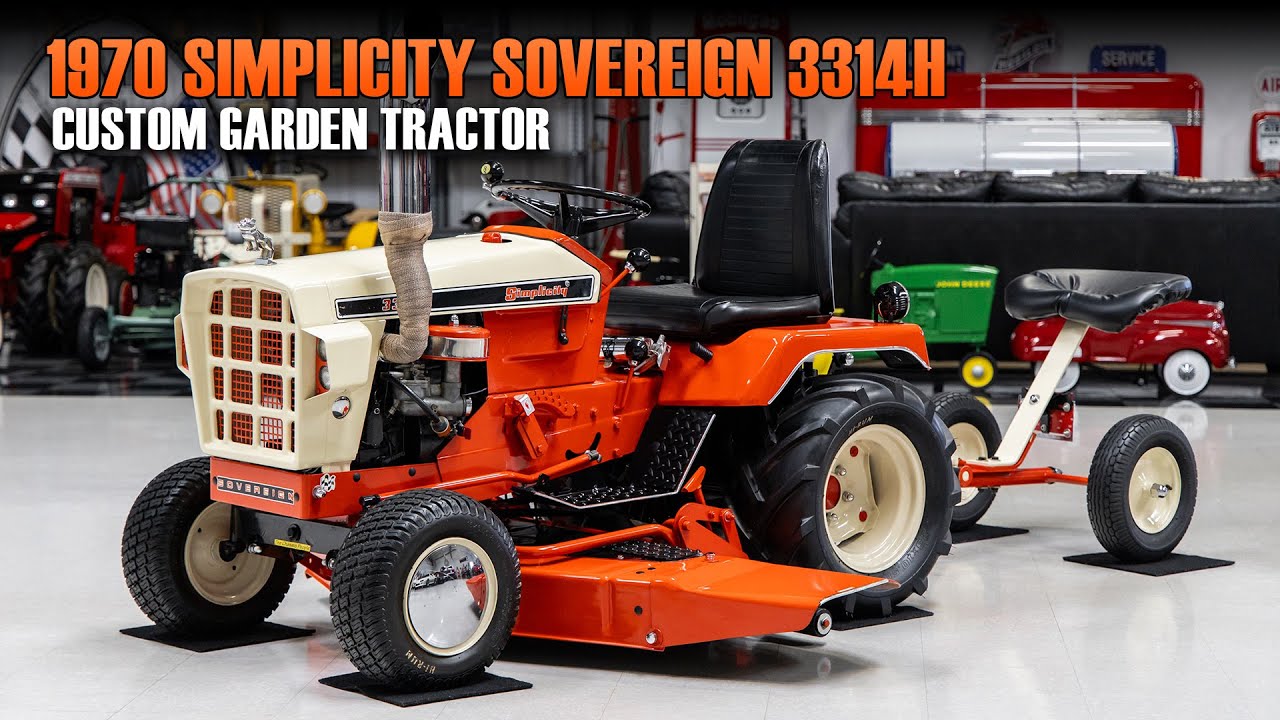 Simplicity Garden Tractor Information Vintage Simplicity Tractors