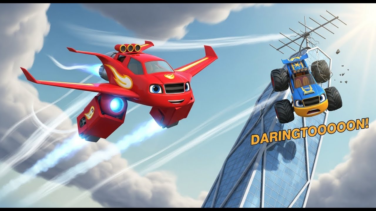 Blaze Transforms into a Supersonic Jet! | Skyscraper Rescue Mission ...