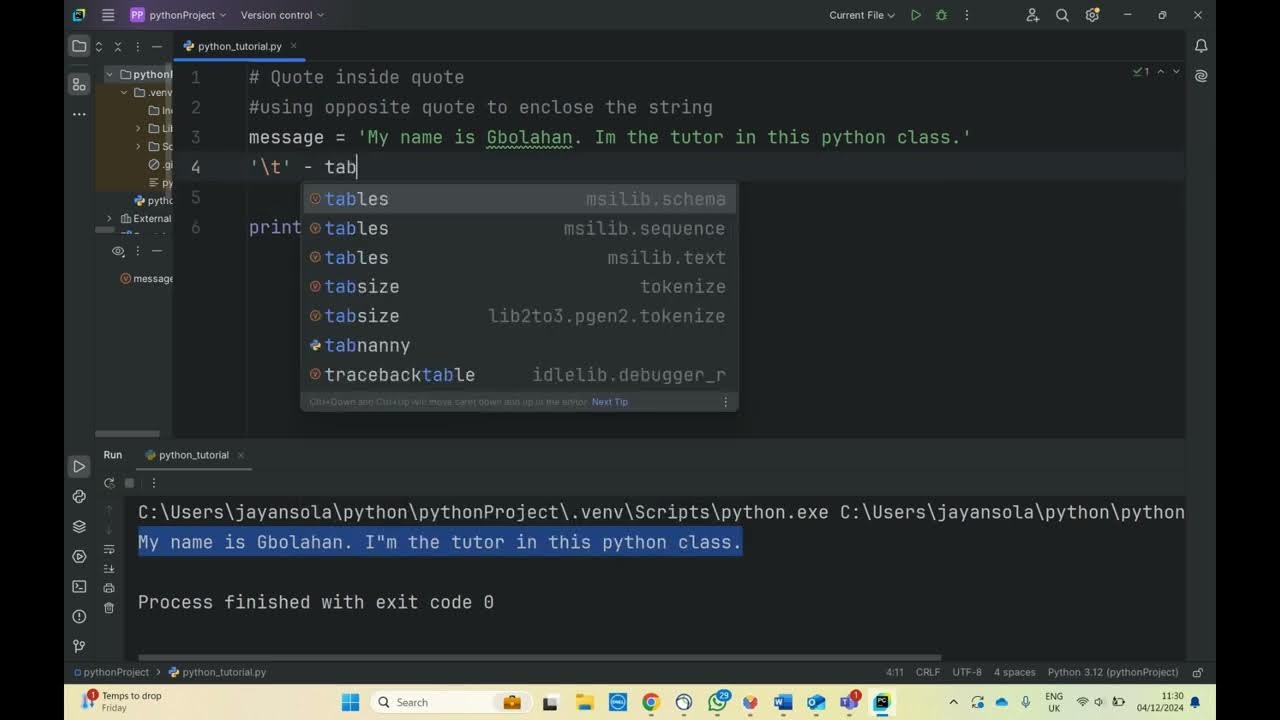 011_Escape Character - YouTube