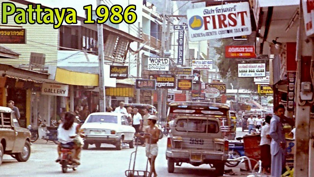 First trip to Pattaya 1986 see Jomtien Beach😘🇹🇭 - YouTube