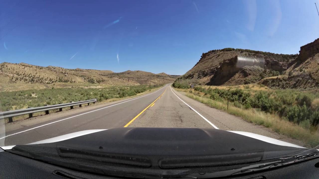 Time Lapse Vernal, UT to Grand Junction, CO 7.27.16 - YouTube