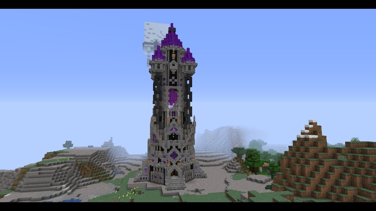 Minecraft Wizard Tower Youtube