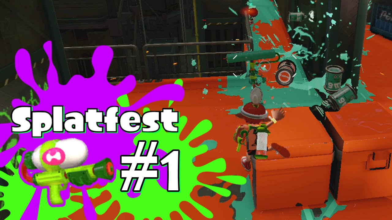 Splatoon - Splatfest with the Tentatek Splattershot #1 - YouTube