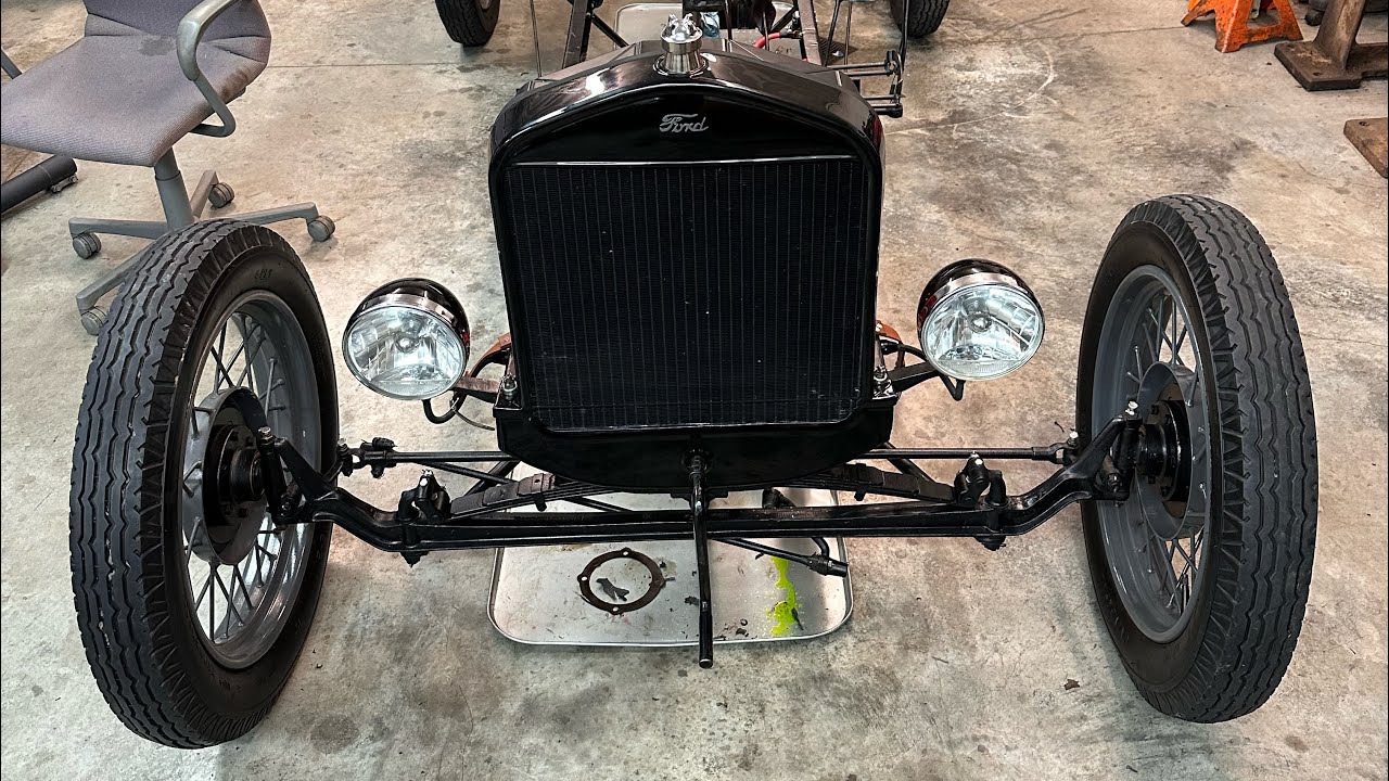 Model t speedster engine install and repair - YouTube