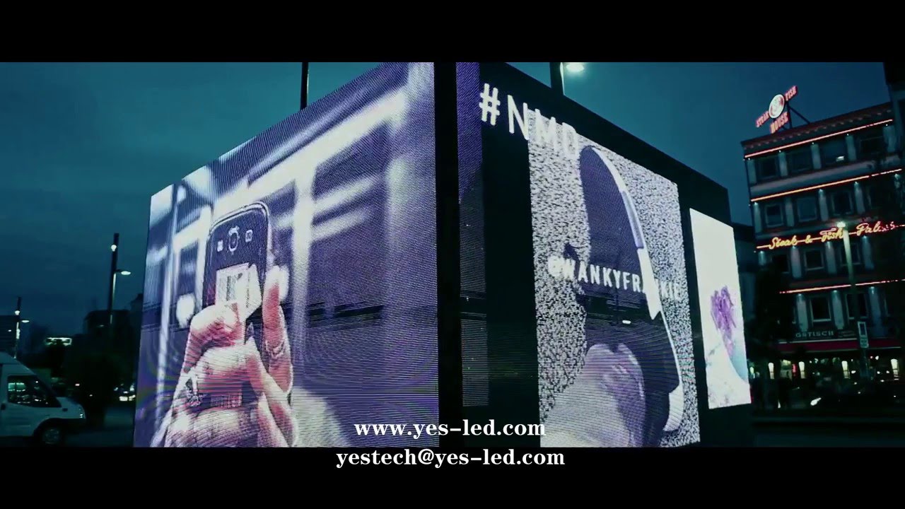 Magic Stage led display outdoor project for Adidas NMD Cube - YouTube
