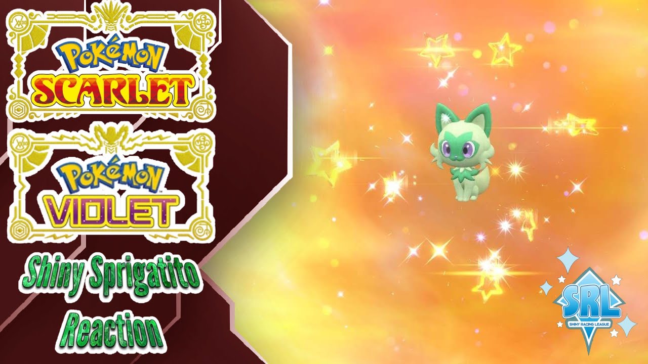 SRL S15 Week 4: Shiny Sprigatito + Evolutions! Pokemon Scarlet & Violet ...