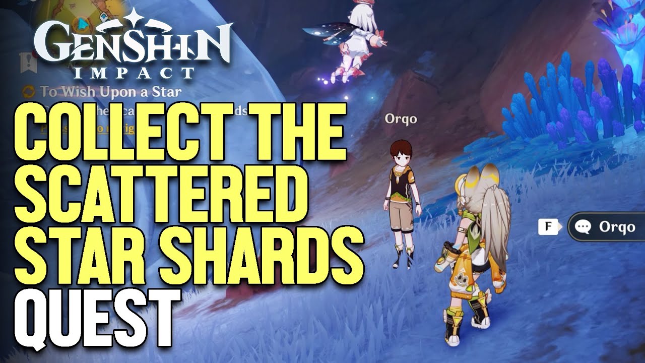 Collect the scattered star shards Genshin Impact - YouTube