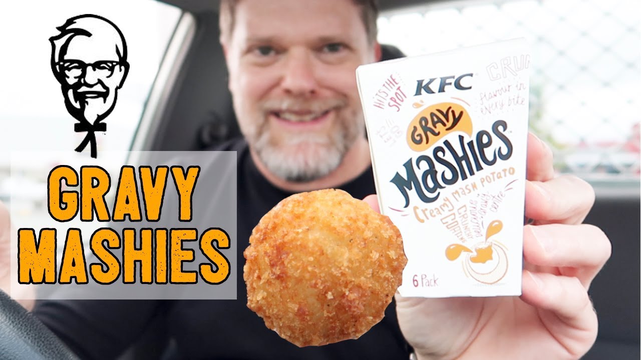 New KFC GRAVY MASHIES FOOD REVIEW - Greg's Kitchen - YouTube