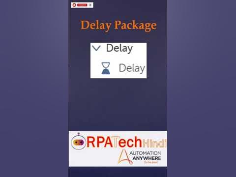 Difference between Delay & Wait | Automation Anywhere A360 #shorts #rpa #automation ...