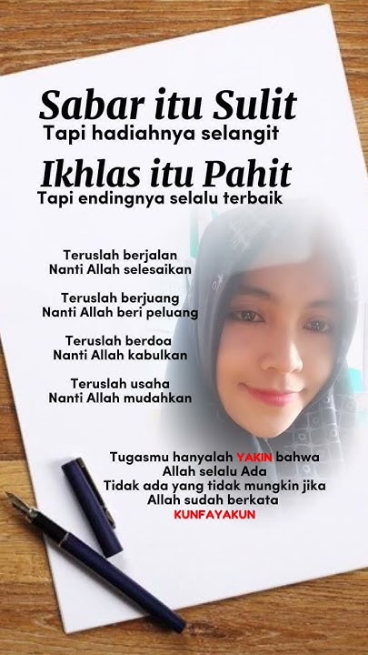 jadilah wanita yang memiliki hati yg Cantik - YouTube