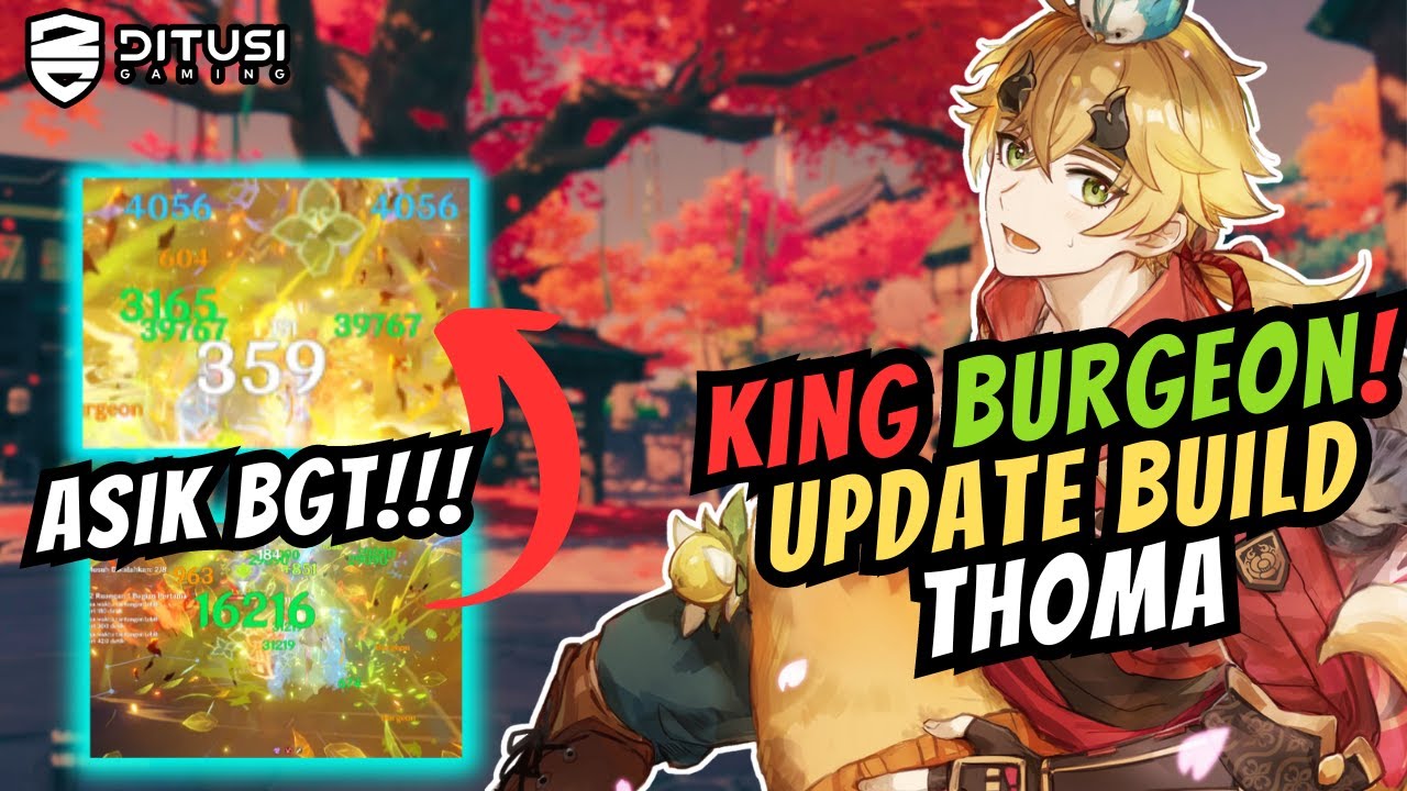 KING BURGEON !! BUILD THOMA VERSI F2P BIKIN DUAR DUAR! - Genshin Impact ...