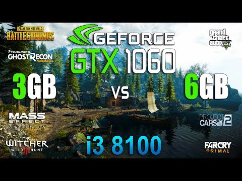 GTX 1060 3GB vs 6GB Test in 7 Games (i3 8100)