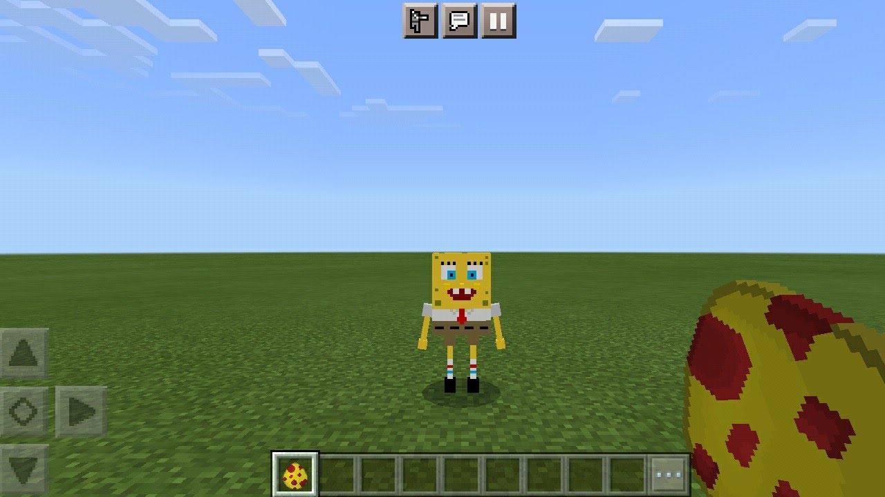 addon spongebob mcpe 1.17 update - YouTube