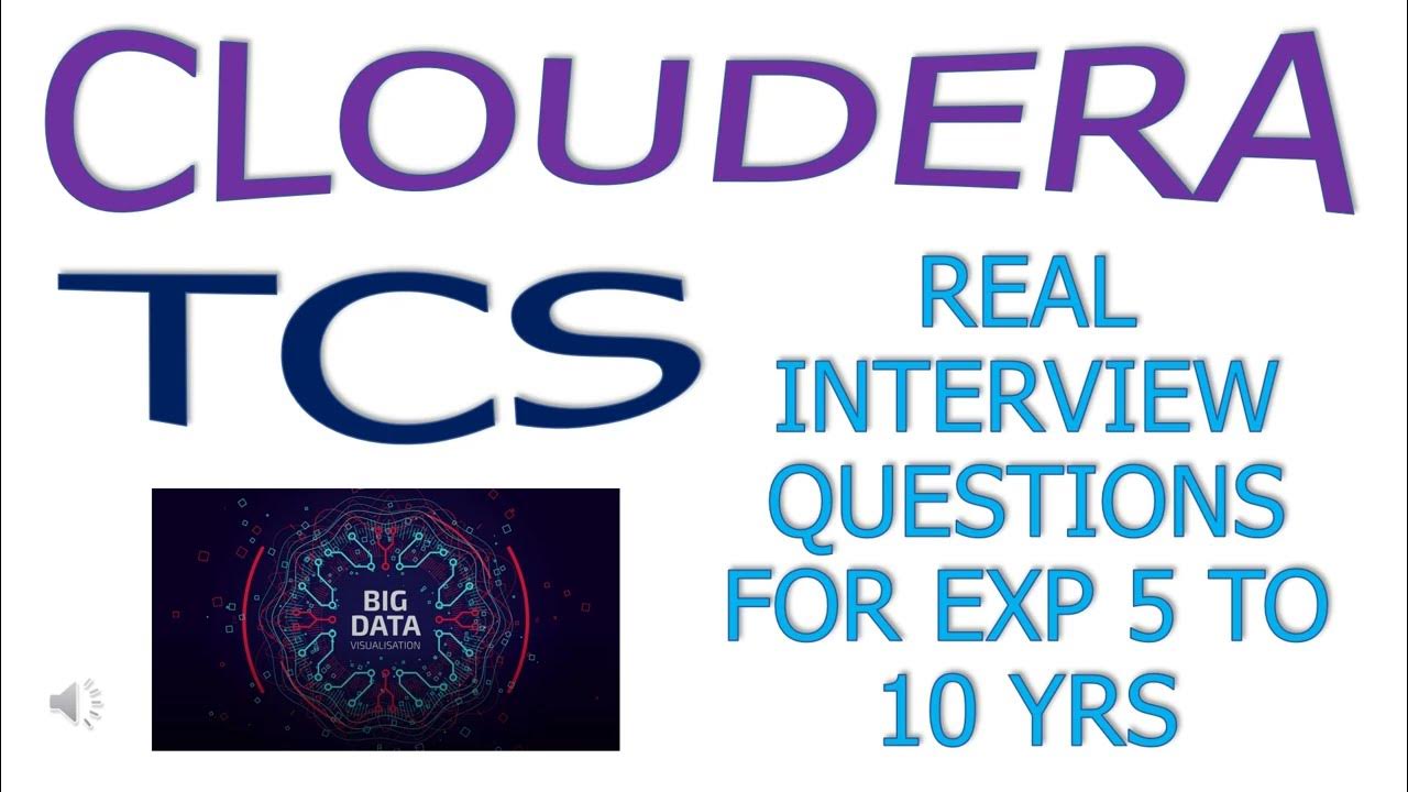 TCS - Cloudera - Data Platform Specialist - 4 to 8 yrs - Big Data Tunnel - YouTube