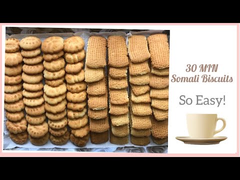 30 MIN Somali Biscuits (Buskut Fudud) - YouTube