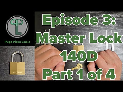 Ep3: - Master Lock 140D - Part 1/4 - How To Use A City Rake - YouTube