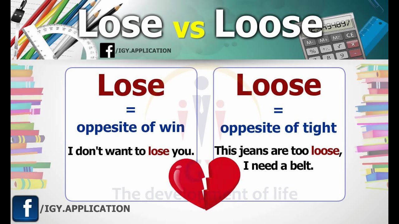 Lose Vs Loose YouTube lose-vs-loose-youtube