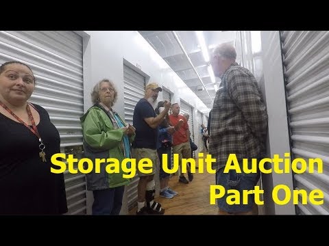 Storage Unit Auction Part 1 - YouTube