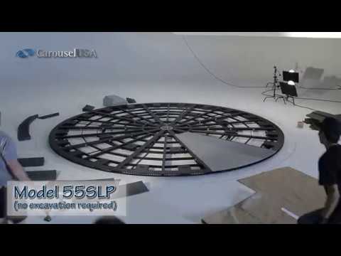 Carousel USA Model 55SSV; Surface Mount Turntable - YouTube