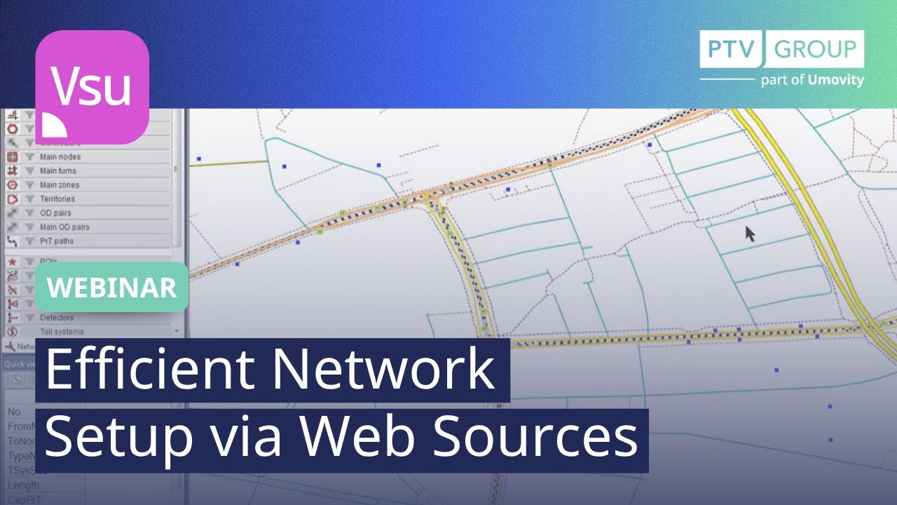 Webinar: Efficient PTV Visum network setup from internet data sources ...