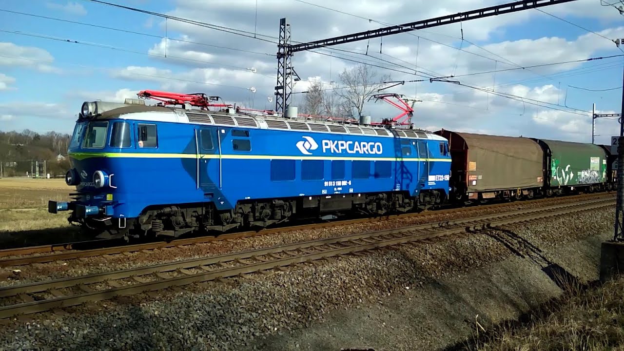 ET22-156 PKP Cargo veze smíšený náklad z Polska (Petrovice 14.3.2020) - YouTube