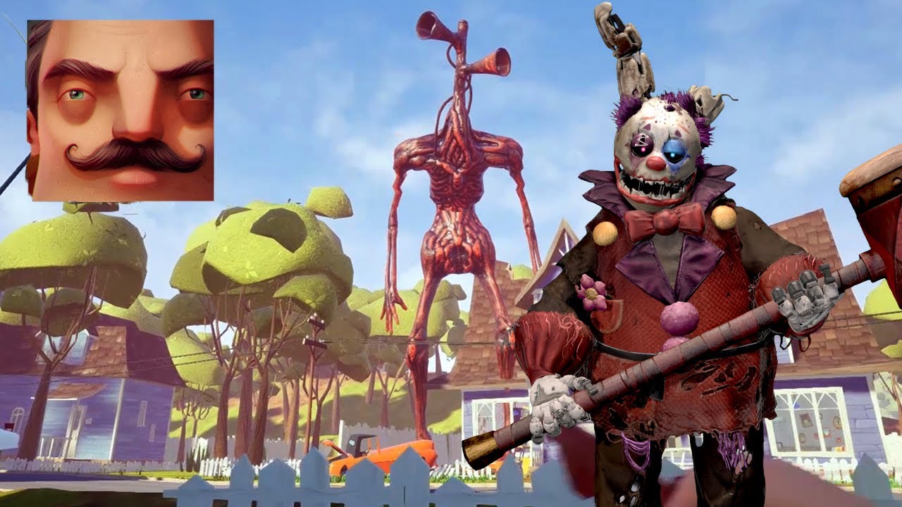 Hello Neighbor - My New Neighbor Clown Springtrap (FNAF AR) Act 2 ...