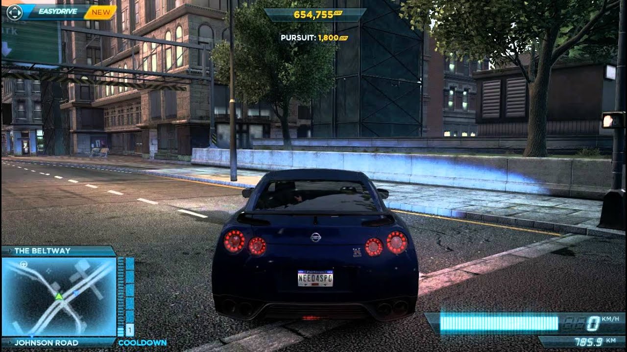 Nissan GT-R vs Lamborghini Aventador - Beating Most Wanted 4 - YouTube