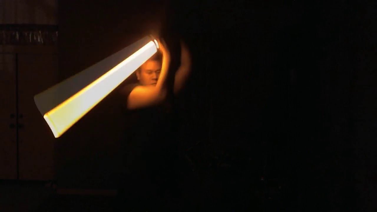 Short Lightsaber Free-Style Spinning - YouTube