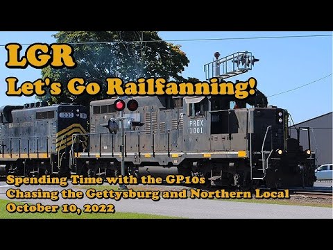 Spending Time with the GP10s - Chasing the Gettysburg and Northern Local - October 10, 2022 ...