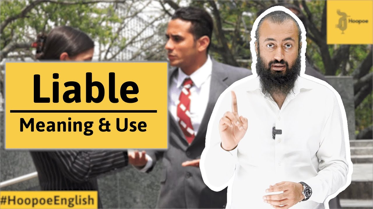 Liable | Word 139 | Meaning & Use | HoopoeEnglish - YouTube