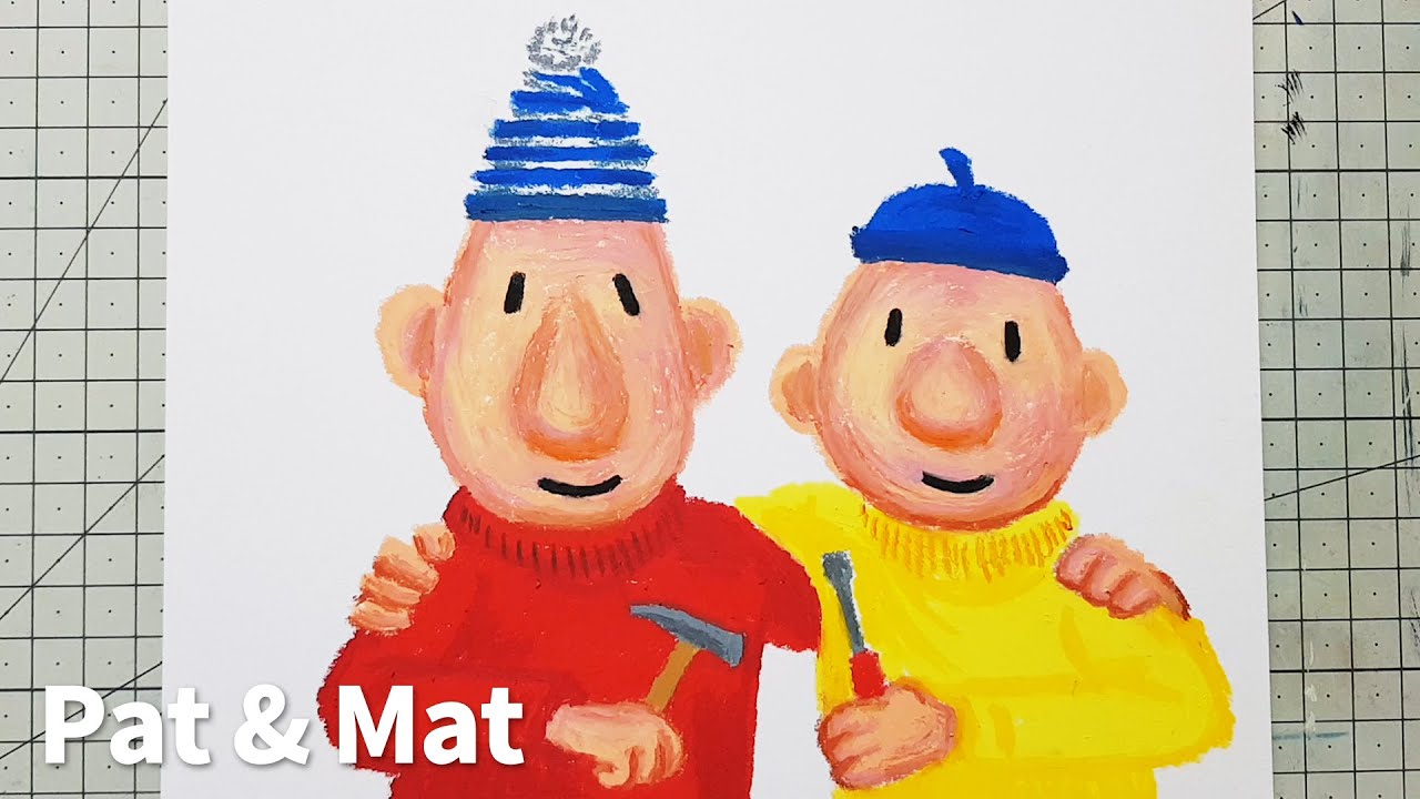 패트와 매트 그리기, Drawing Pat & Mat - YouTube