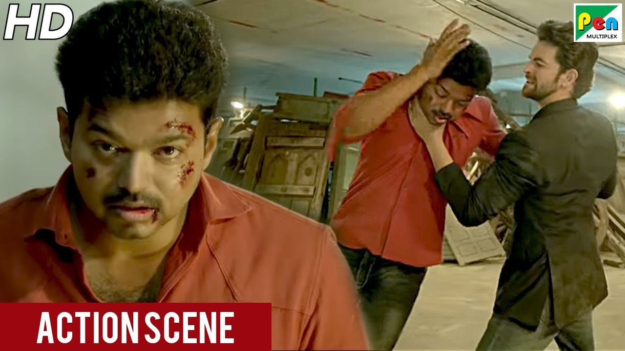 Vijay Action Scene | South Indian Hindi Dubbed Kaththi – Climax Fight ...
