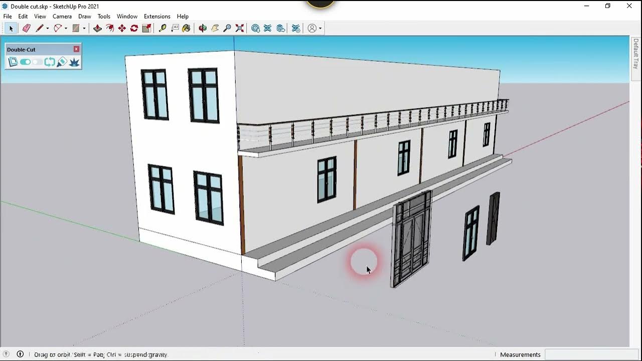 How to Use Double Cut Plugin in SketchUp - YouTube
