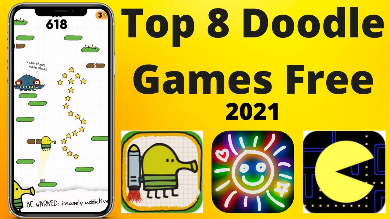 Popular Google Doodle Games 2021 Top 8 Doodle Games Free For iPhone or ...