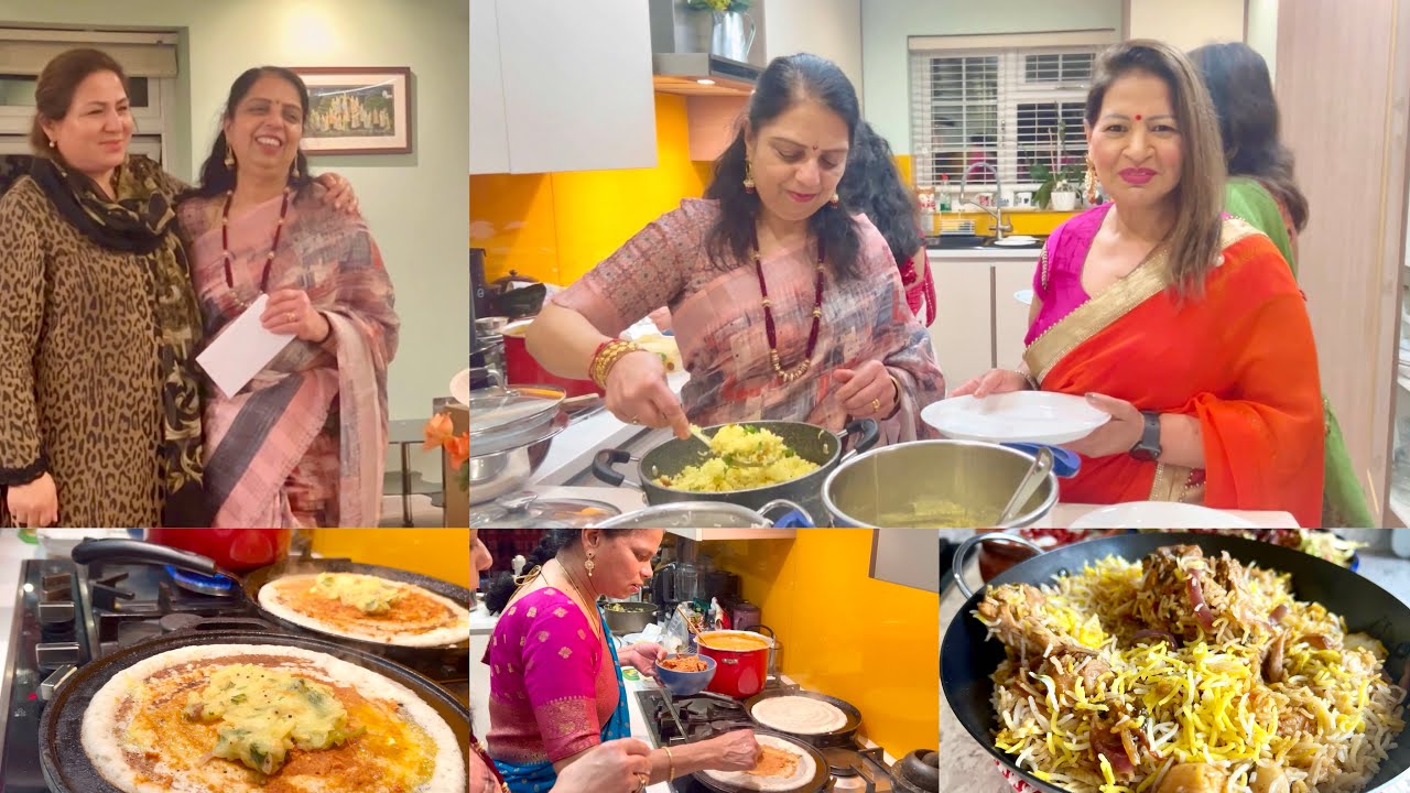 Dosa party with my friends || dukh sukh key sathi || butter chicken ...