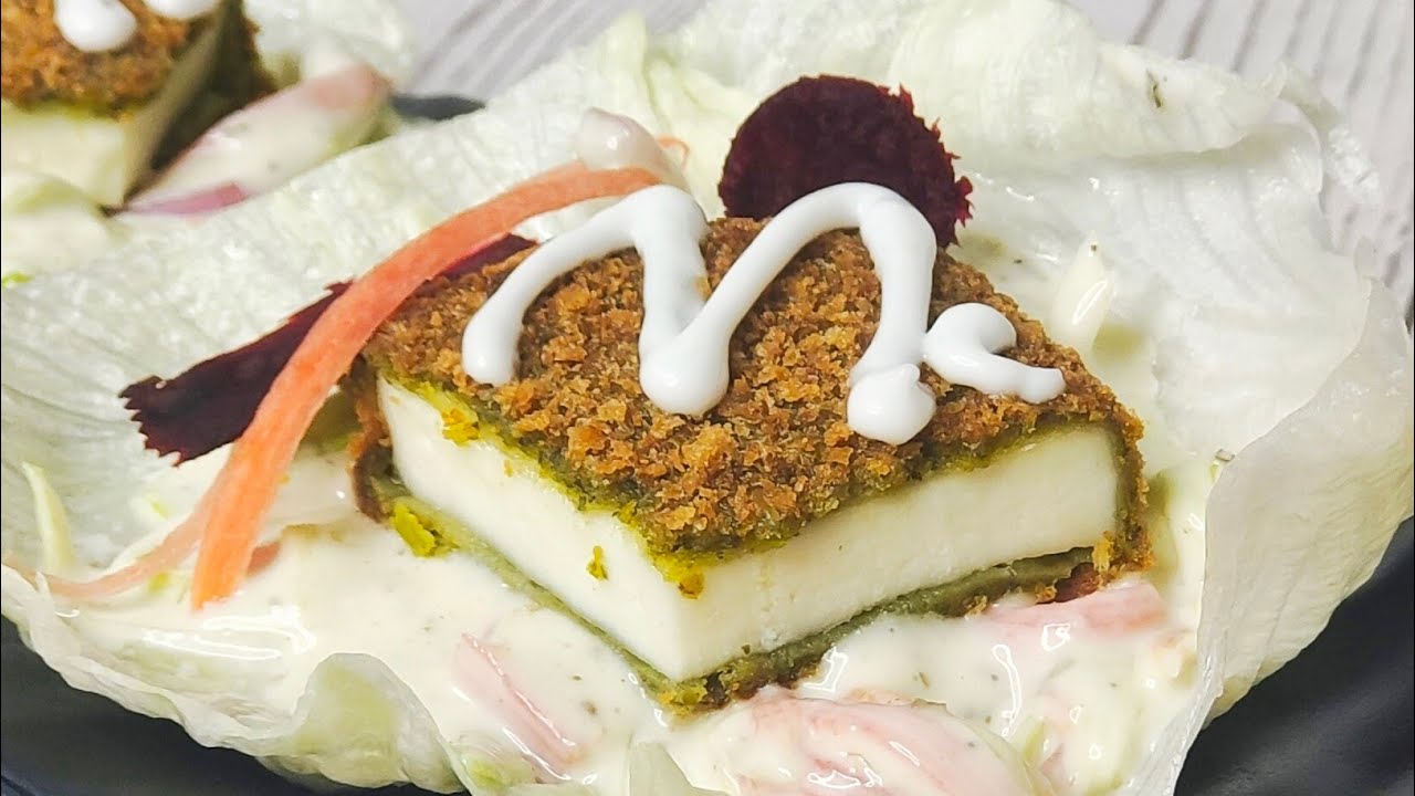 McCain Paneer Patty Coleslaw Lettuce Wraps - YouTube