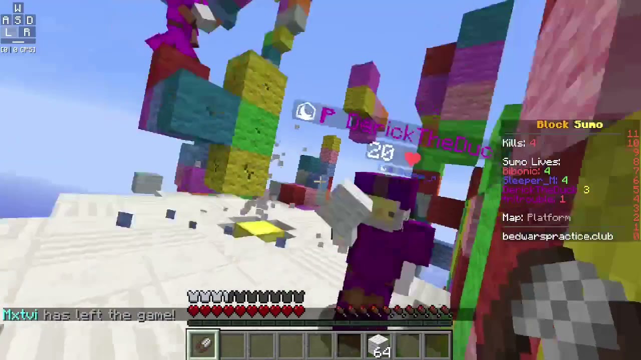 Minecraft Block Sumo is Fun - YouTube