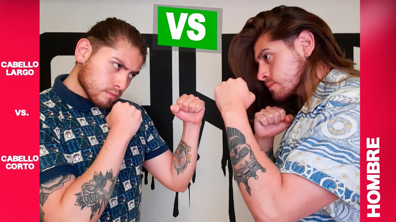 CABELLO LARGO vs. CABELLO CORTO HOMBRE - YouTube