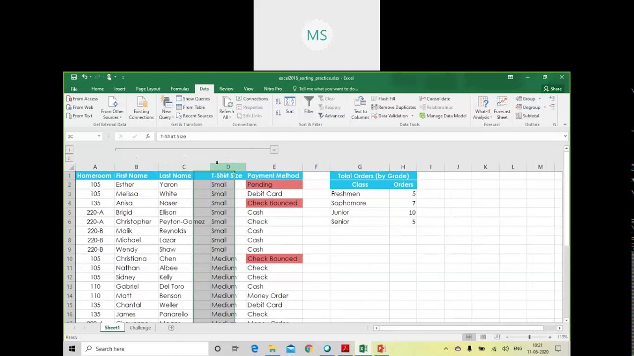 Microsoft Excel Certificate Course Day 7 - YouTube