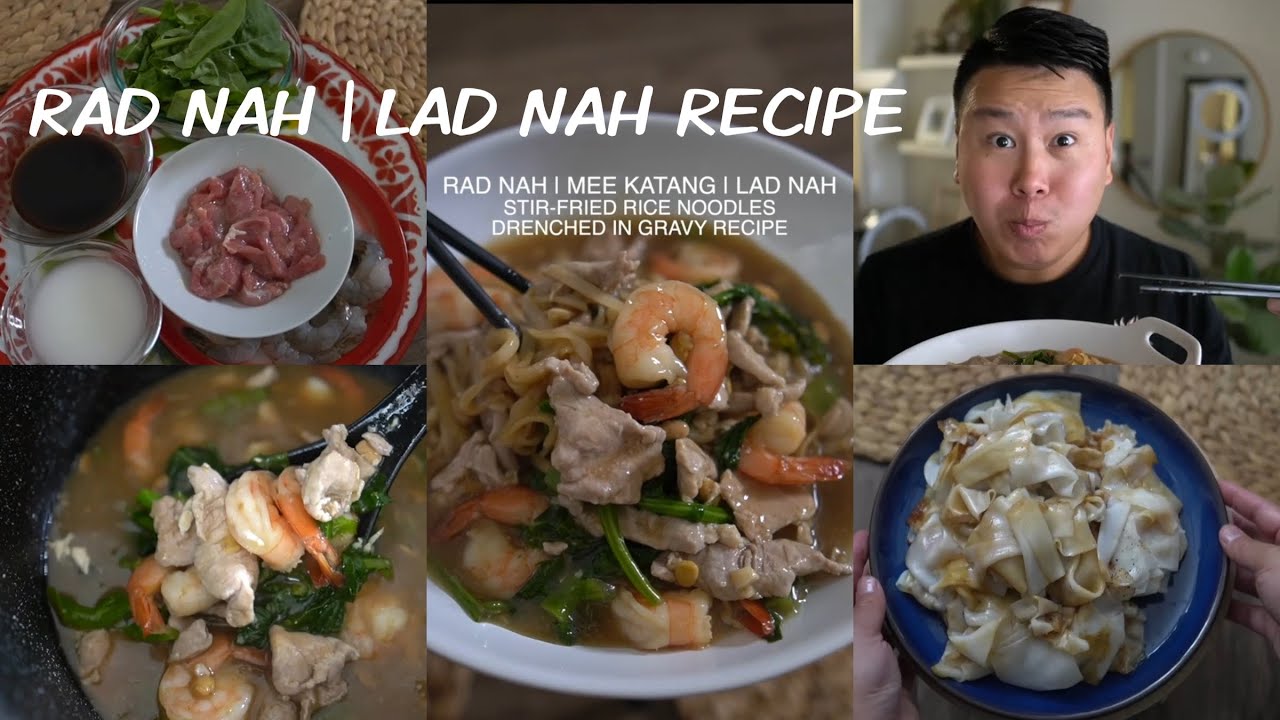 Rice Noodles Drenched in Savory Gravy ASMR Recipe & Mukbang Eating ...