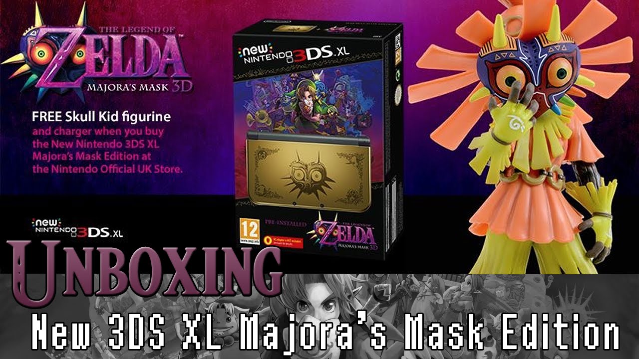 UNBOXING ~ New 3DS XL Majora's Mask Edition - YouTube
