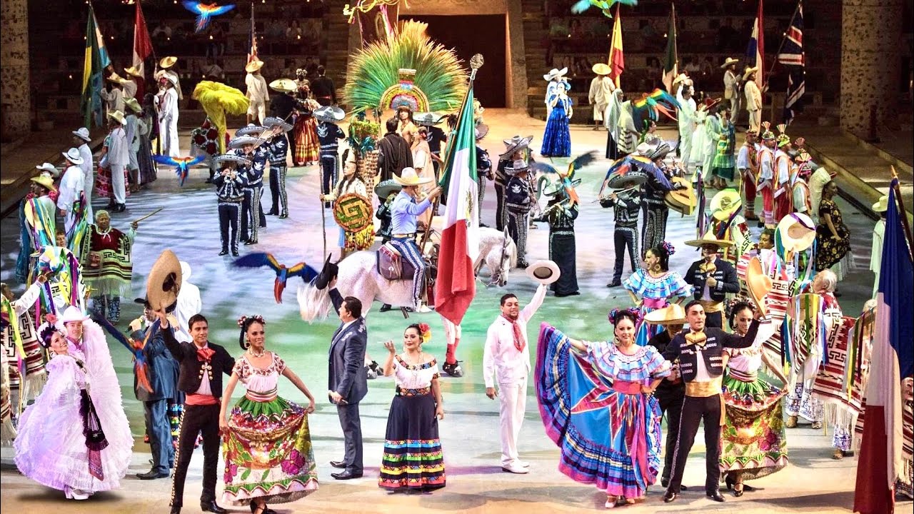 Mexican cultural Show @ Xcaret Cancun - YouTube
