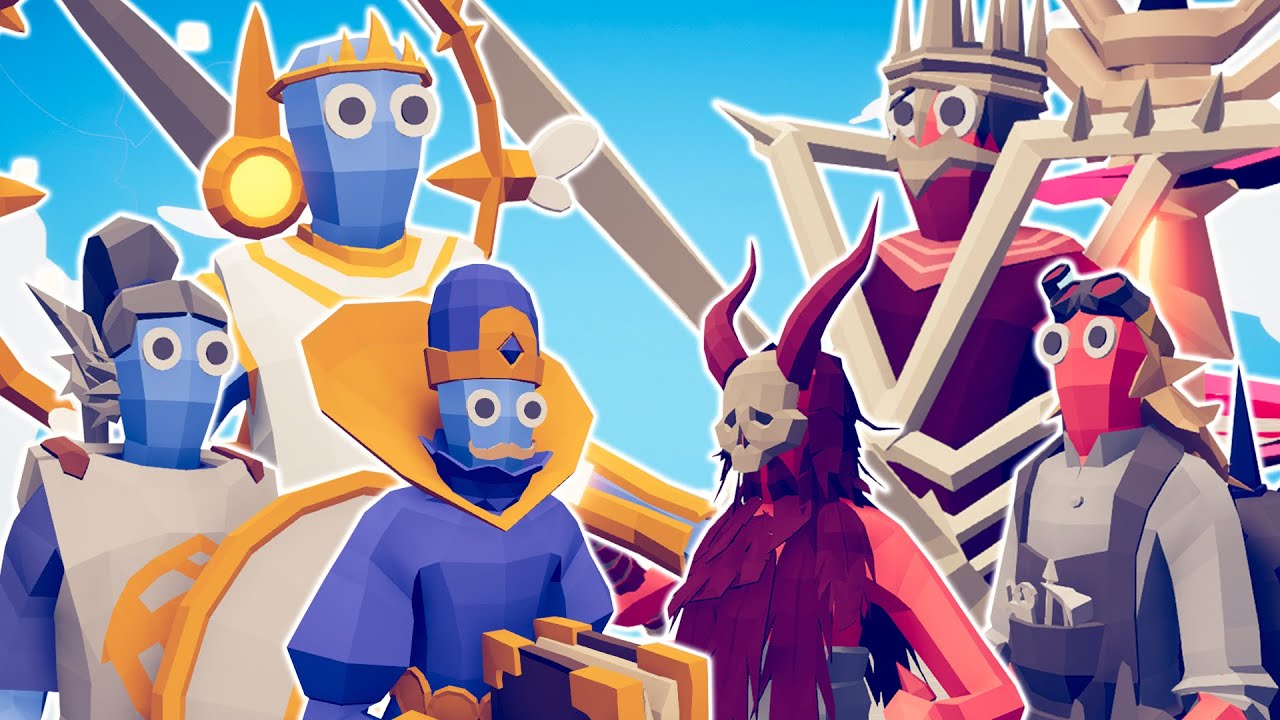 TABS NEW GOD FACTION vs NEW EVIL FACTION | TABS Unit Creator | Totally ...