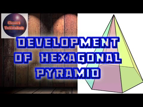 Development of Hexagonal Pyramid(Explained in Malayalam) # ...