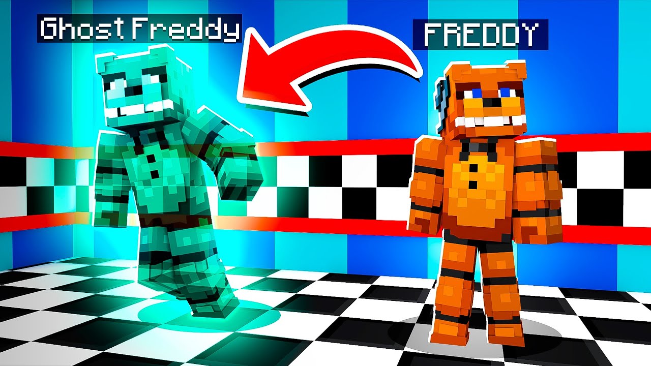 Freddy Becomes Ghost Freddy | Minecraft Five Nights at Freddy’s FNAF ...