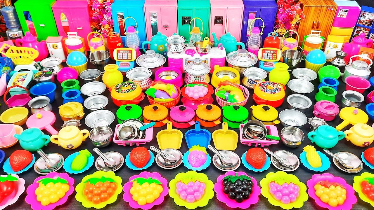 6 Minutes Satisfying with Unboxing Hello Kitty Kitchen Set | Hello ...