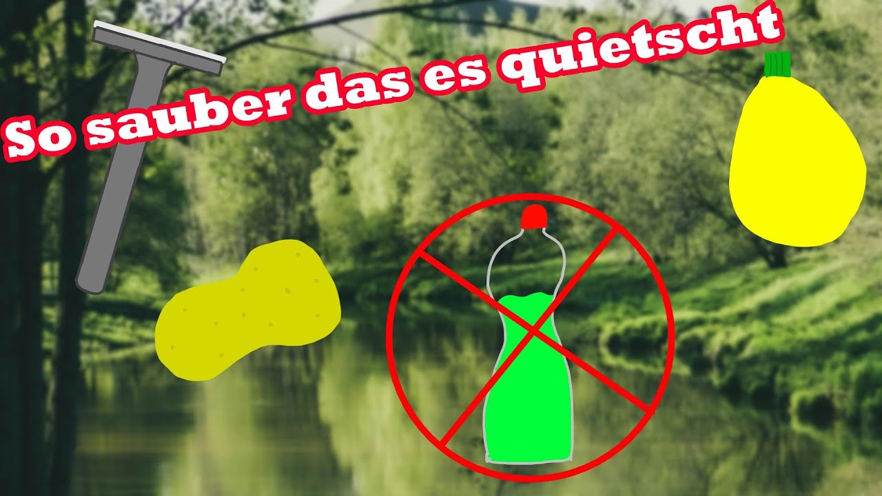 So werden die SCHEIBEN wieder SAUBER - YouTube