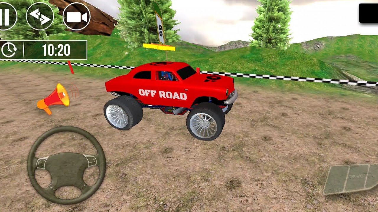 monster truck racing offroado driving simulator. io| offroad driving ...