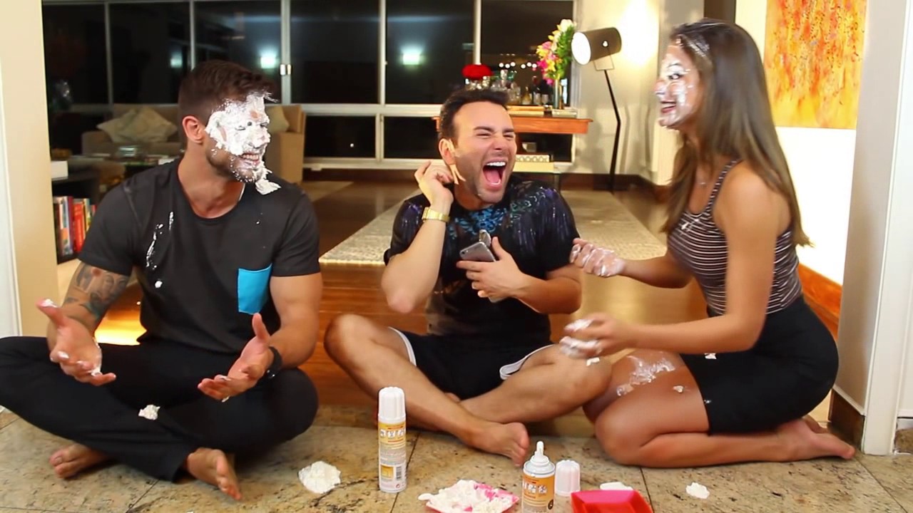 Handsome Model Getting Pied - YouTube